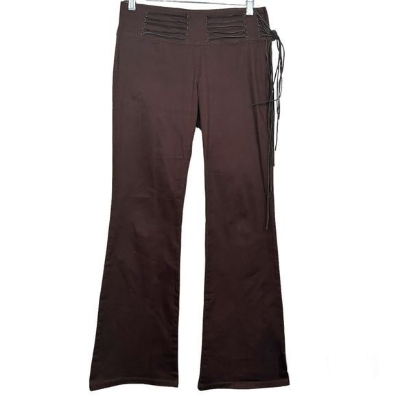 lei | Pants & Jumpsuits | Vintage Lei Flare Pants Size 7 Juniors Brown ...